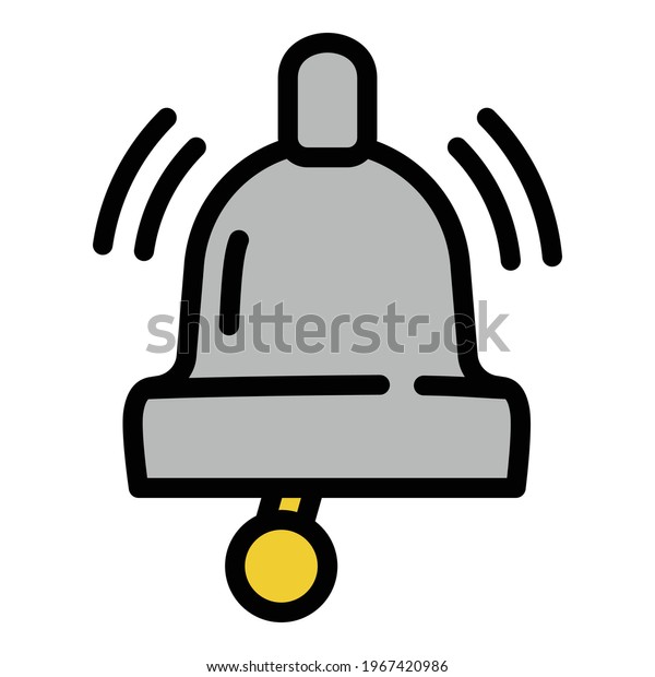 Boxing Bell Icon Outline Boxing Bell Stock Vector (Royalty Free ...