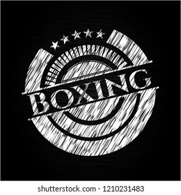 Boxing Chalkboard Texture Stock Vector (Royalty Free) 1210231483 ...