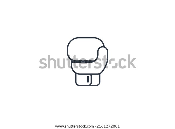 Boxing Glove Vector Flat Emoticon Isolated: เวกเตอร์สต็อก (ปลอดค่า ...