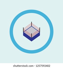 Boxing Ring Icon Symbol Premium Quality Stock Vector (Royalty Free ...