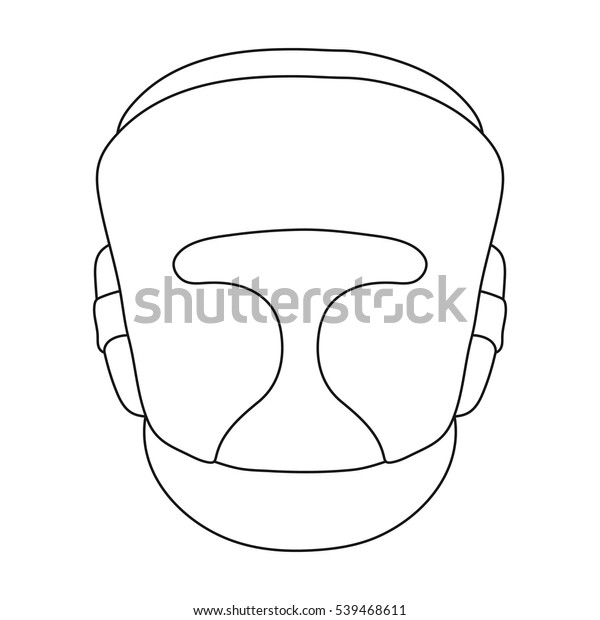Boxing Robe Icon Outline Style Isolated: vector de stock (libre de ...