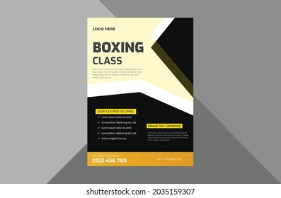 5,246 Boxing brochure Images, Stock Photos & Vectors | Shutterstock