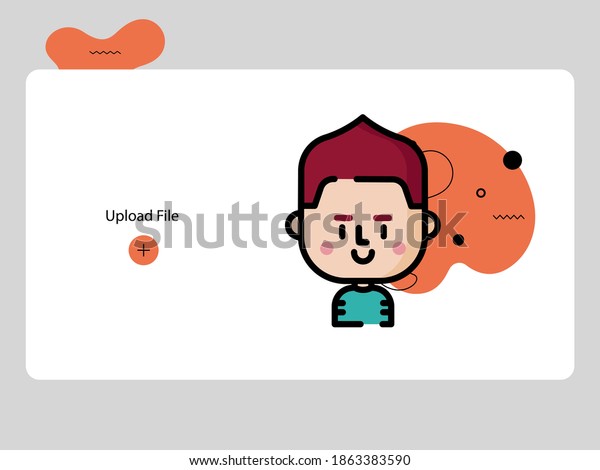 Boy Avatar Funny People User Face Stock Vector (Royalty Free ...