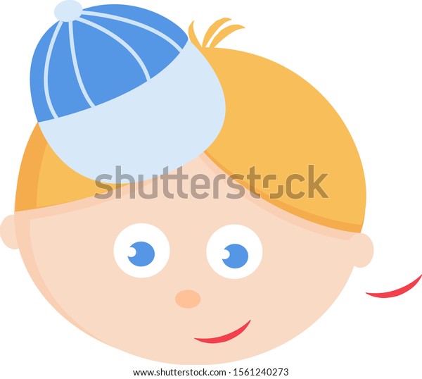 Boy Blue Cap Illustration Vector On Stock Vector (Royalty Free ...