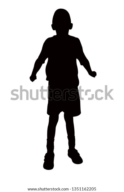 Boy Body Silhouette Vector: เวกเตอร์สต็อก (ปลอดค่าลิขสิทธิ์) 1351162205 ...