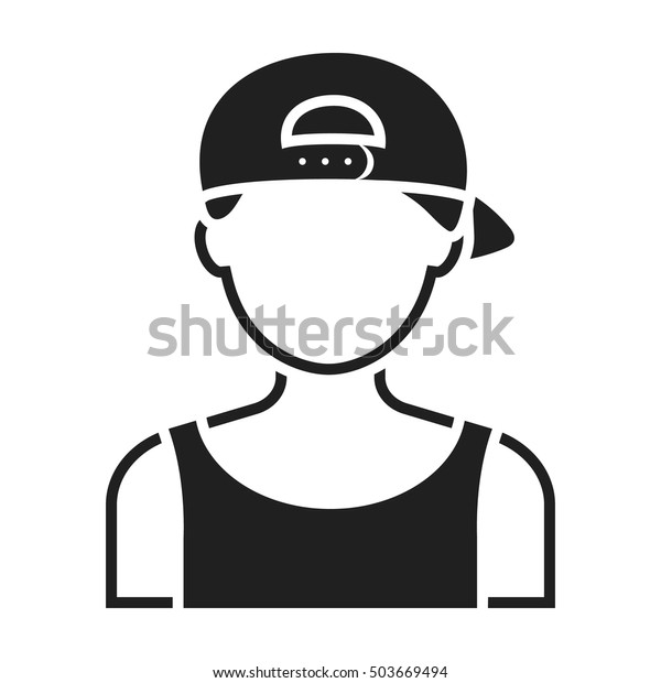 Boy Cap Icon Black Style Isolated Stock Vector (Royalty Free) 503669494 ...