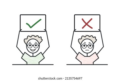 1,725 Boy yes Stock Illustrations, Images & Vectors | Shutterstock