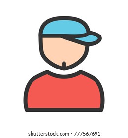 Boy Chin Strap 库存矢量图（免版税）777567691 | Shutterstock