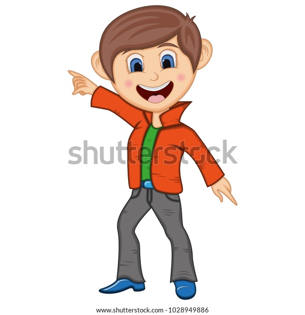 Boy Dancing Cartoon Vector Illustration Stock Vector (Royalty Free ...
