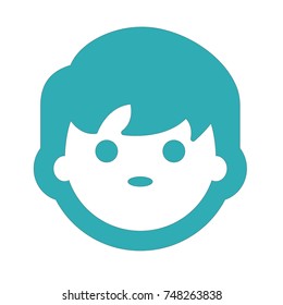 Boy Face Icon Stock Vector (Royalty Free) 748263838 | Shutterstock