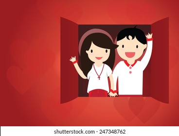1,156 Cartoon boy looking out of window Images, Stock Photos & Vectors ...