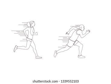 running sketch Images, Stock Photos & Vectors | Shutterstock