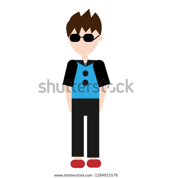 Boy Graphics Logo Stock Vector (Royalty Free) 1284815578 | Shutterstock