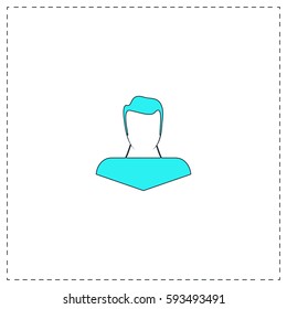 Boy Head Outline Vector Icon Black Stock Vector (Royalty Free ...