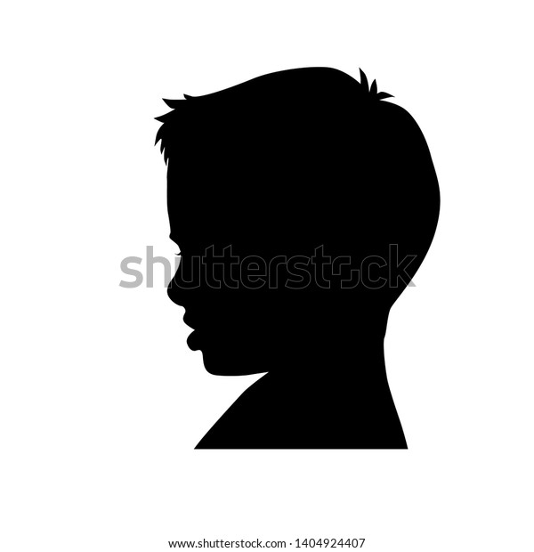 Boy Head Profile Vector Illustration Stock Vector (Royalty Free ...