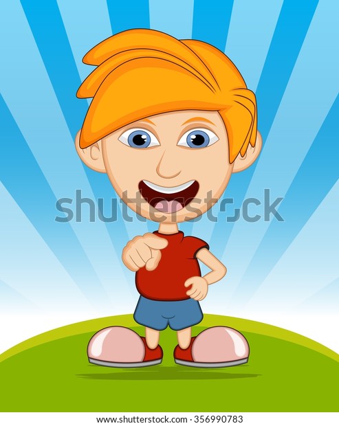 Boy Laughing Vector Illustration: เวกเตอร์สต็อก (ปลอดค่าลิขสิทธิ์ ...