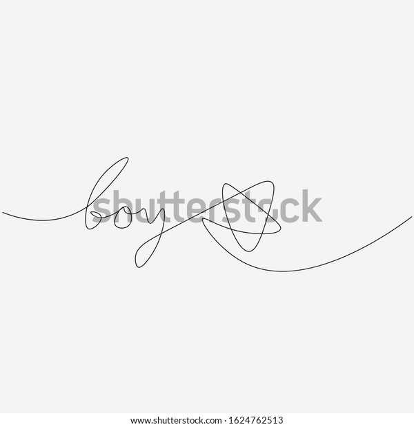 Boy Letter Hand Drawing Vector Illustration Stock Vector (Royalty Free ...