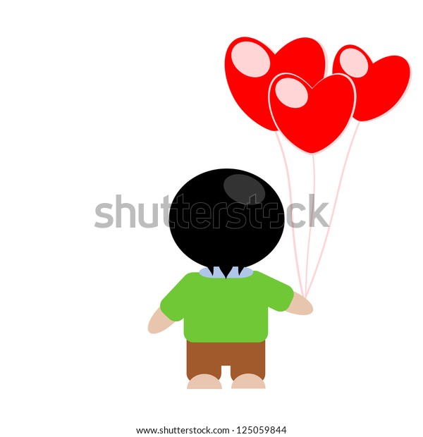 Boy Love Concept Vector Illustration Stock Vector (Royalty Free ...