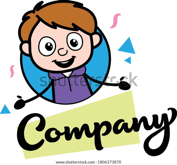 Boy Mascot Logo Illustration Vector Illustration Stock Vector (Royalty ...
