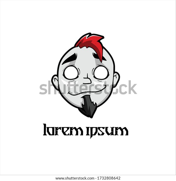 Boy Mohawk Hairstyle Cartoon Character Vector Stock Vector (Royalty ...