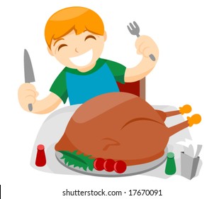 4,263 Children eating turkey Images, Stock Photos & Vectors | Shutterstock