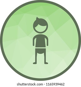 Boy Standing Icon Stock Vector (Royalty Free) 1165939462 | Shutterstock