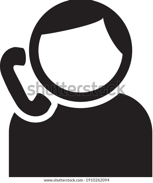 Boy Talking Icon Illustration Isolated Vector Stock Vector (Royalty ...