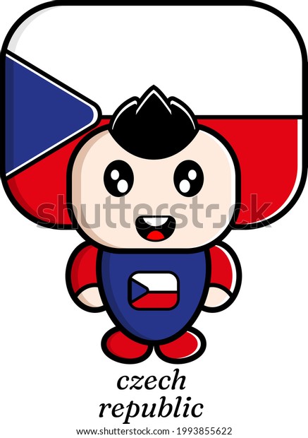 Boy Vector Cartoon Character Wearing Country Stock Vector (Royalty Free ...