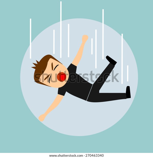 Boys Cartoon Character Fall Stock Vector (Royalty Free) 270463340 ...