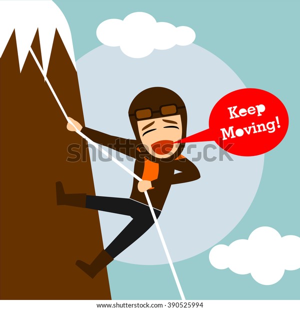 Boys Cartoon Character Keep Moving Stock Vector (Royalty Free ...