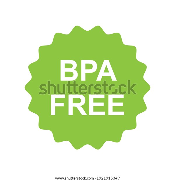 Bpa Free Label Icon Vector Stock Vector (Royalty Free) 1921915349