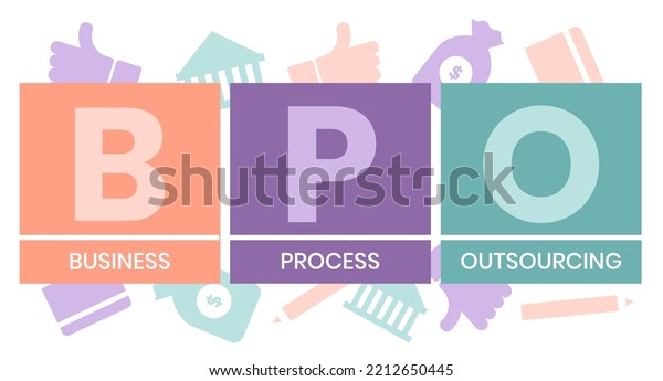 Bpo Business Process Outsourcing Acronym Business Stock Vector (Royalty ...