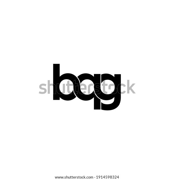 Bqg Letter Original Monogram Logo Design Stock Vector (Royalty Free ...