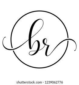 Br Icon Logo Stock Vector (Royalty Free) 1239062776 | Shutterstock