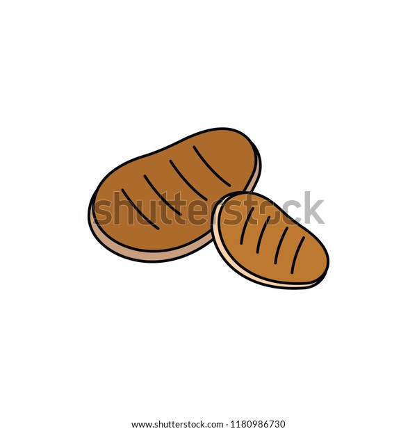Braai Icon Cartoon Braai Vector Icon Stock Vector (Royalty Free ...