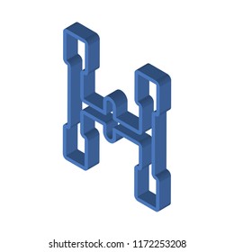 Brace Isometric Left Top View 3d Stock Vector (Royalty Free) 1172253208 ...