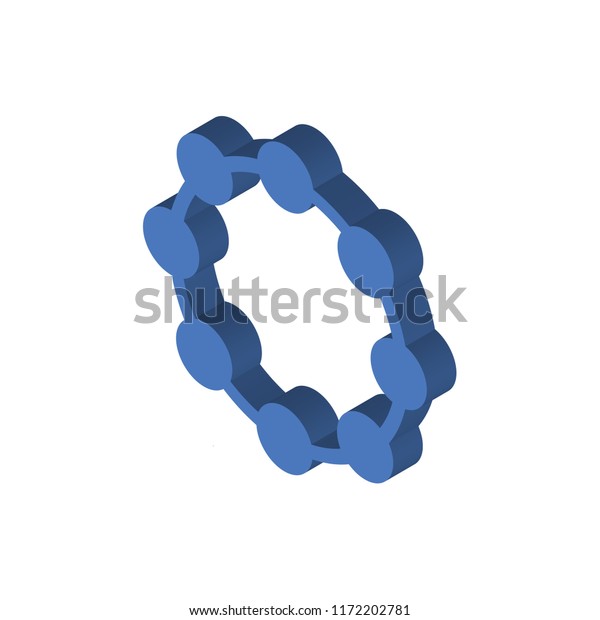 Bracelet Isometric Left Top View 3d Stock Vector (Royalty Free ...