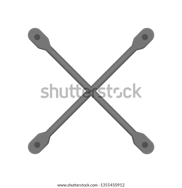 Bracing Icon Part Scaffolding Stock Vector (Royalty Free) 1355450912