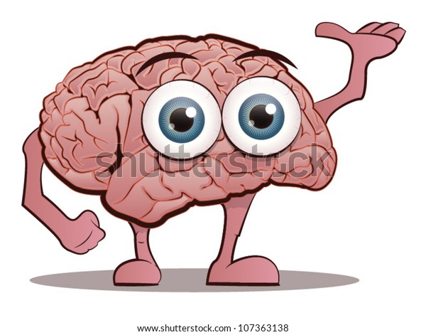 Brain Character Hands Feet 스톡 벡터(로열티 프리) 107363138 | Shutterstock