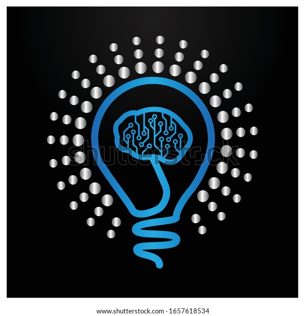 Brain Connection Logo Design Digital Brain Stock Vector (Royalty Free ...
