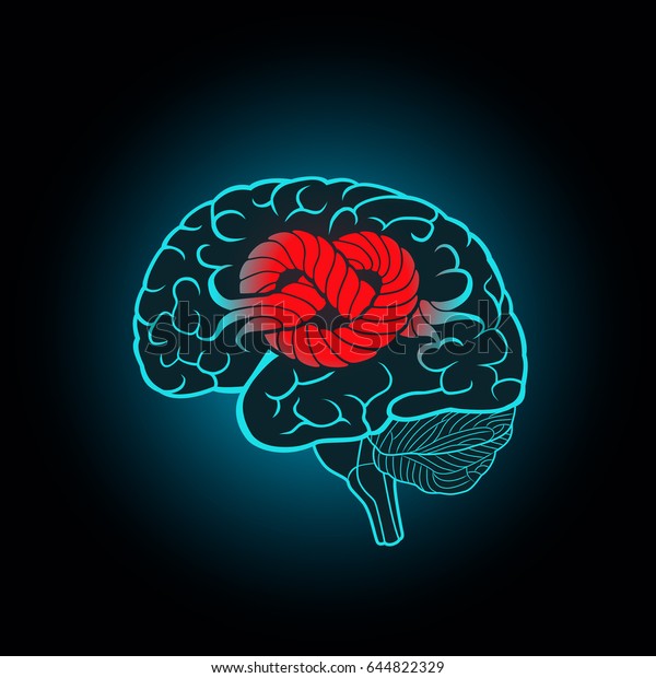 Brain Convolutions Associated Knot Concept Unsolvable Stock Vector ...