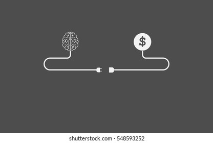 Brain Dollar Icon Stock Vector (Royalty Free) 548593252 | Shutterstock