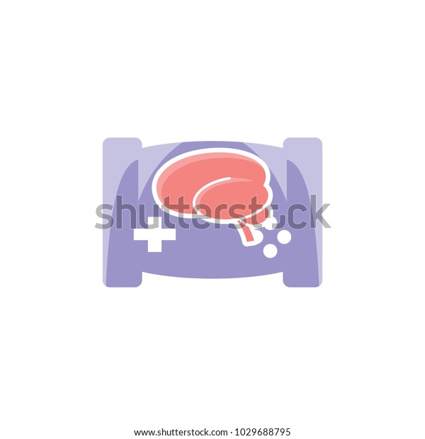 Brain Game Logo Icon Design Stock Vector (Royalty Free) 1029688795 ...