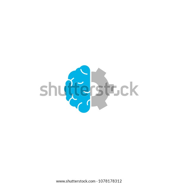 Brain Gear Creative Logo Logotype Concept Stock Vector (Royalty Free ...