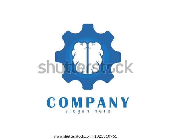 Brain Gear Logo Stock Vector (Royalty Free) 1025310961 | Shutterstock