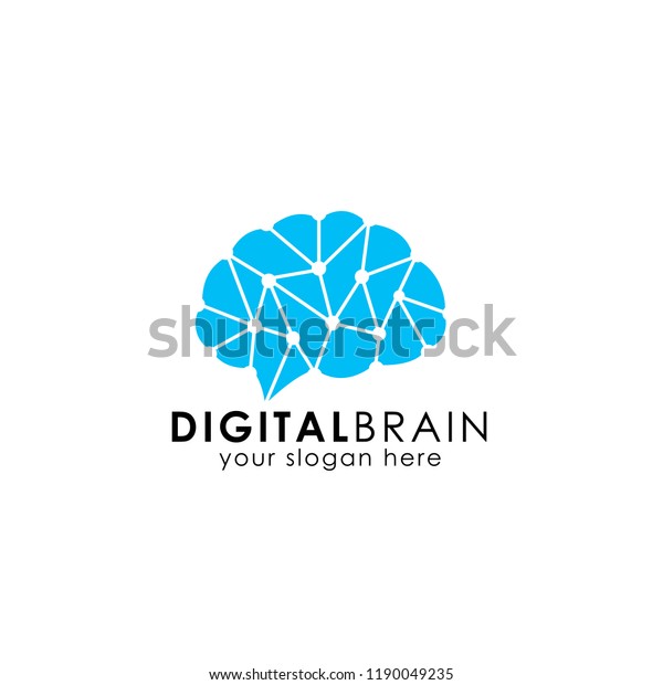 Brain Hub Logo Design Brain Connection Stock Vector (Royalty Free ...