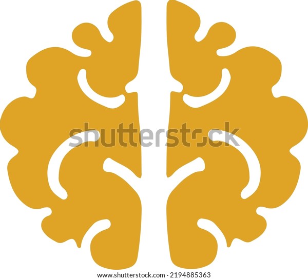 Brain Icon Vector Health Brainstorm Idea Stock Vector (Royalty Free ...