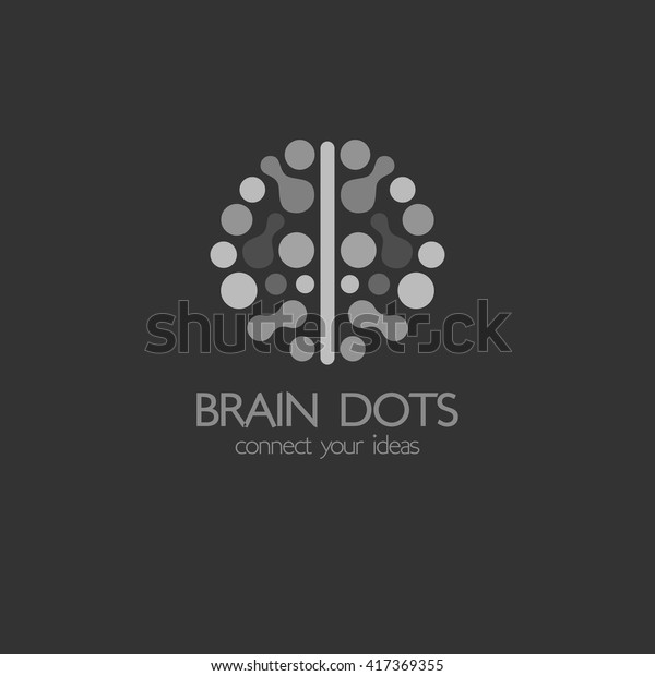 Brain Idea Design Badges Symbol Concept Stock Vector (Royalty Free ...