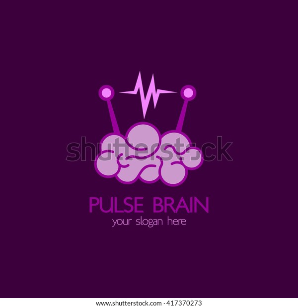 Brain Idea Design Badges Symbol Concept Stock Vector (Royalty Free ...