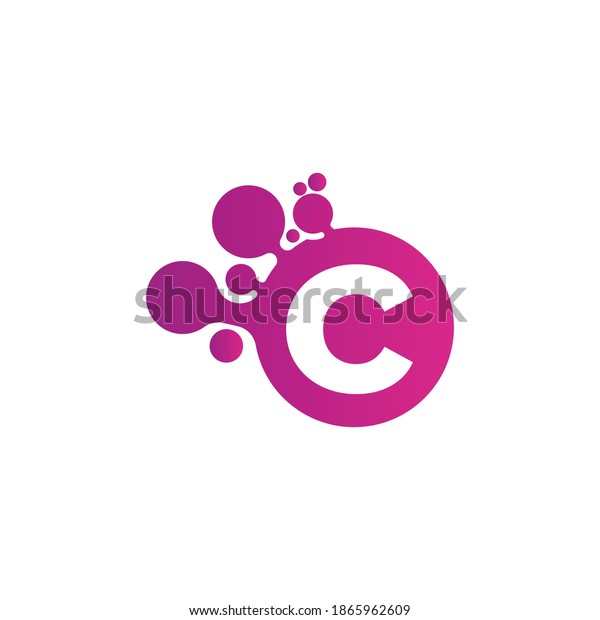 Brain Letter C Logo Brain Connect Stock Vector (Royalty Free ...